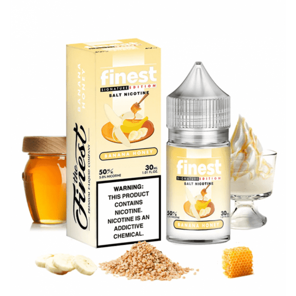 FINEST SALTNIC SERIES BANANA HONEY 30ML Disposable Vape...